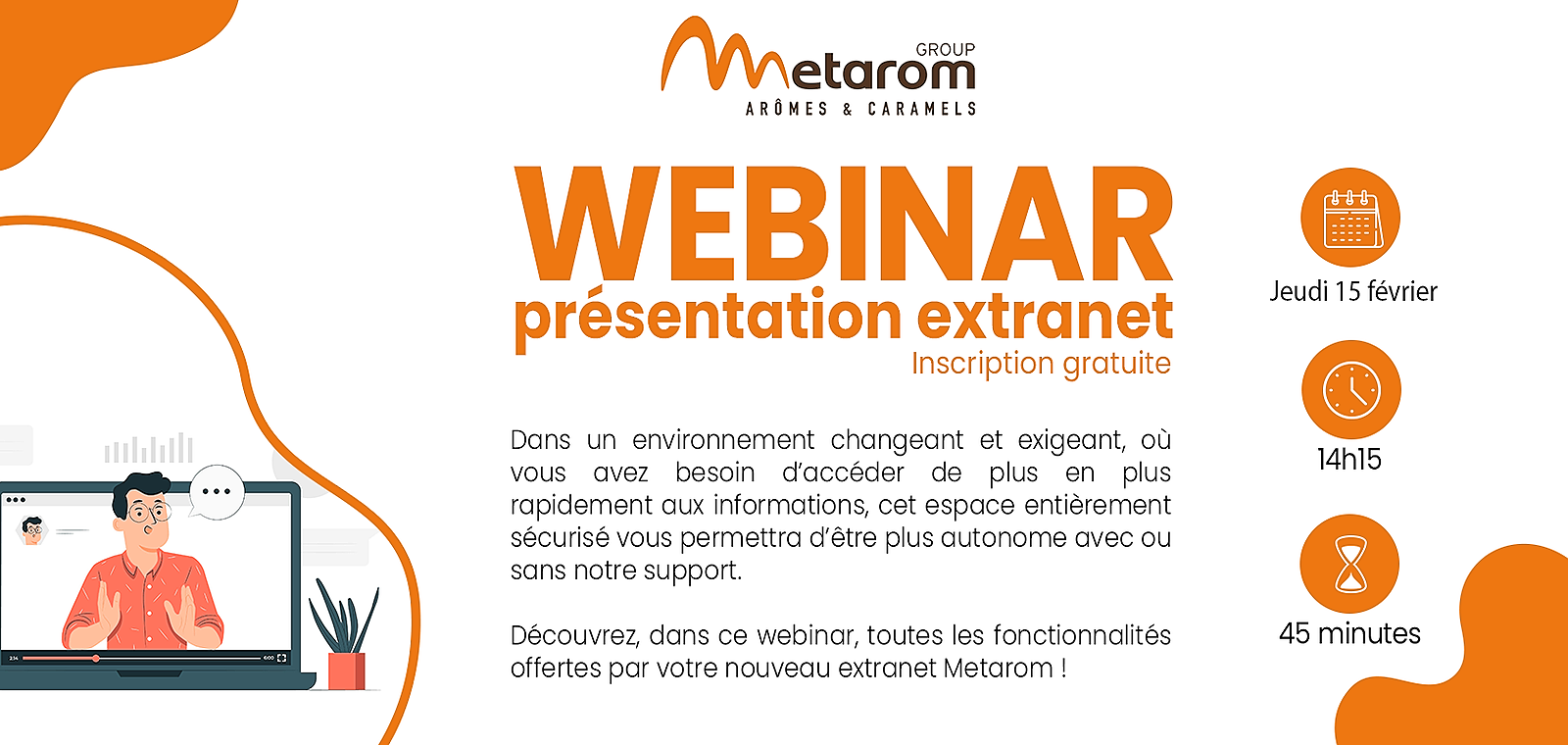 Présentation EXTRANET Metarom | Webikeo